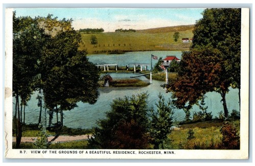1936 View Grounds Beautiful Residence River Lake Rochester Minnesota MN ...
