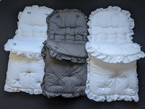 personalized Universal fit Footmuff/ Cosy-toes carrycot buggy pushchair ...