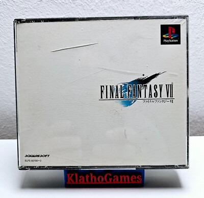 Final Fantasy VII 7 PS 1 Playstation 1 OVP NTSC-J JAP B5308 | eBay.de