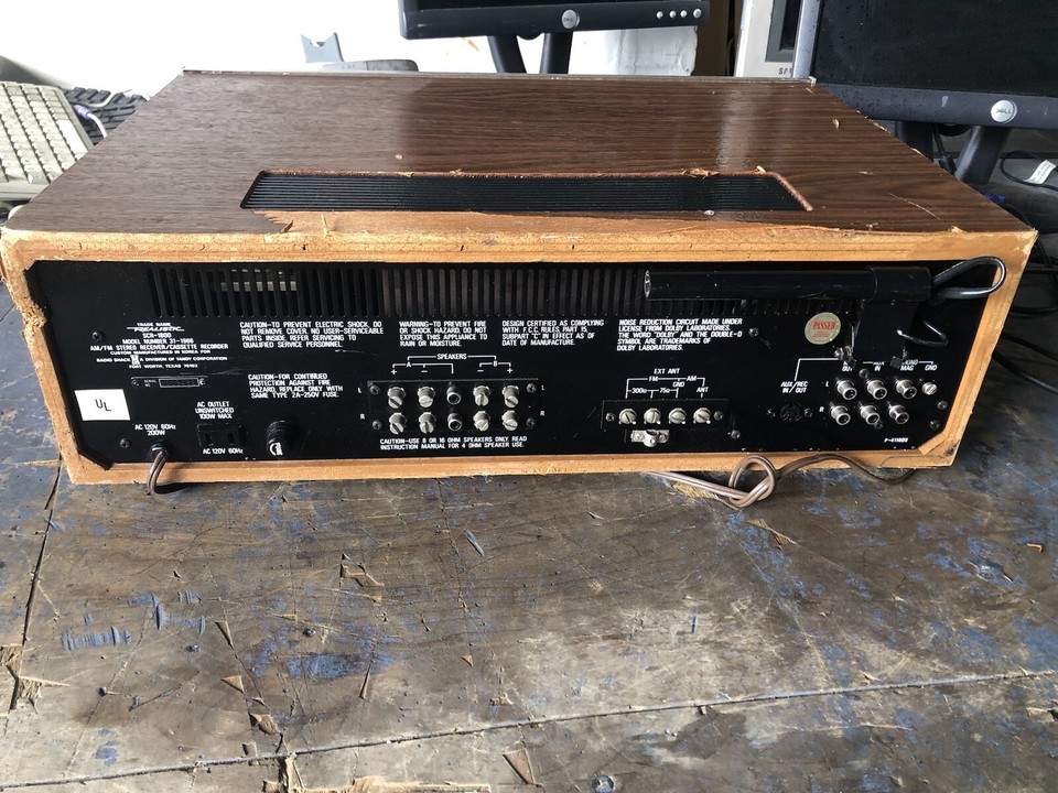 VINTAGE REALISTIC SCR-1800 STEREO HIGH FIDELITY RECEIVER | eBay