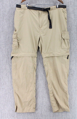Magellan Convertible Pants Mens 3XL Beige Fish Gear Lightweight Outdoor ...