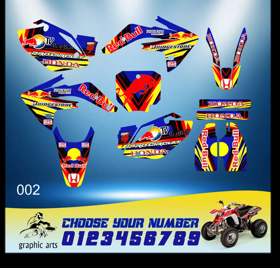 Honda CRF150R 2007 - 2024 Graphics Stickers Decals CRf150R CRf150RB ...