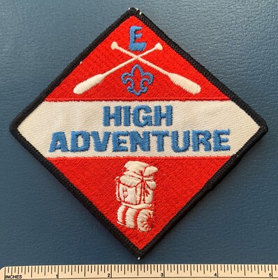 Vintage HIGH ADVENTURE Boy Scout Exploring Program Jacket PATCH BSA ...