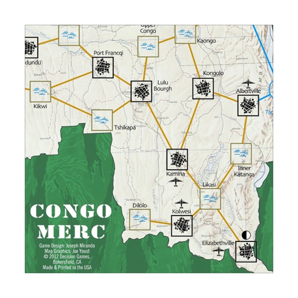 Decision Games Wargame Congo Merc - The Congo, 1964 Bag VG+ | eBay