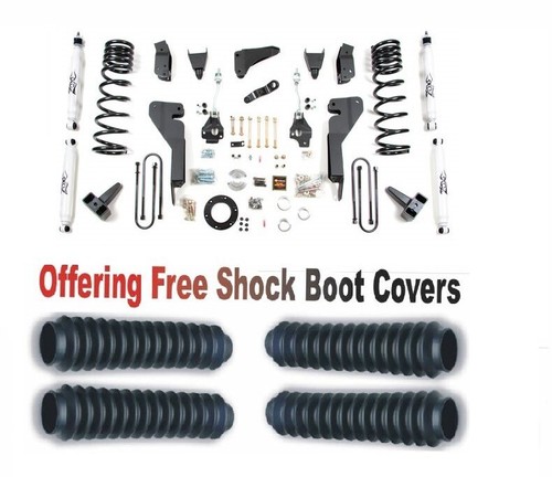 Zone 2008 Ram 2500 Suspension System W/ Free Shock Boot Covers 4in Axle ...