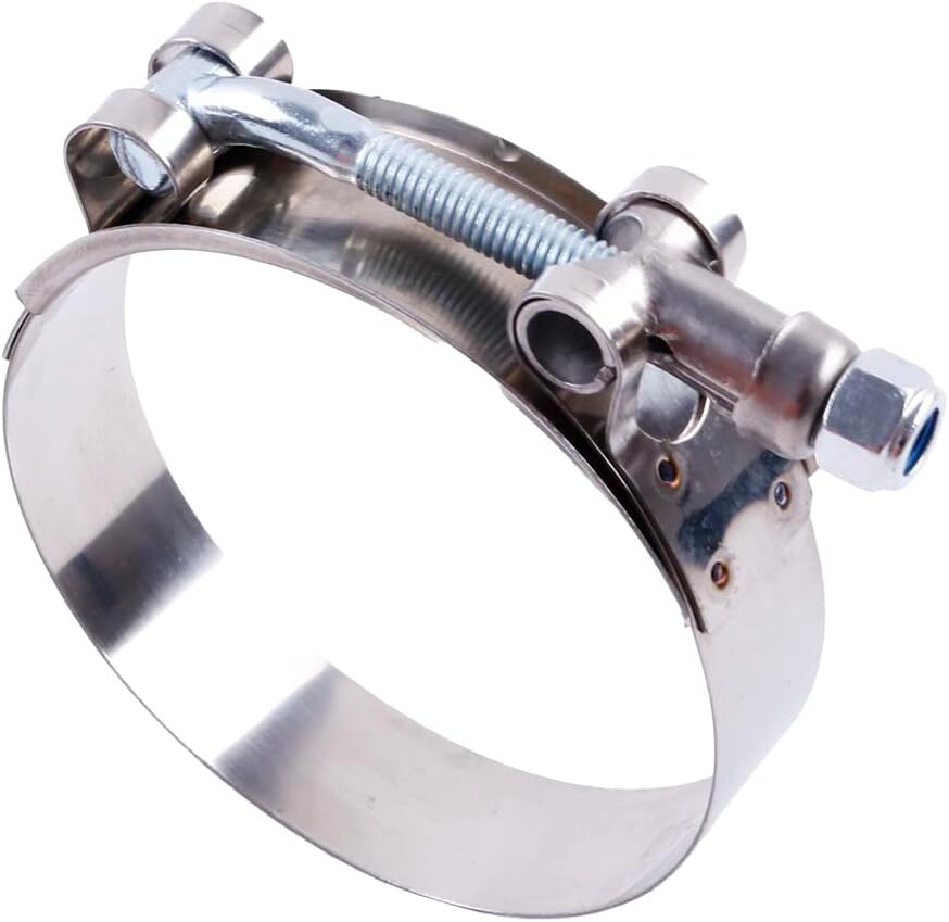 10 X 3" Stainless Steel T-Bolt Clamp Turbo Intake Silicone Hose Clamps ...