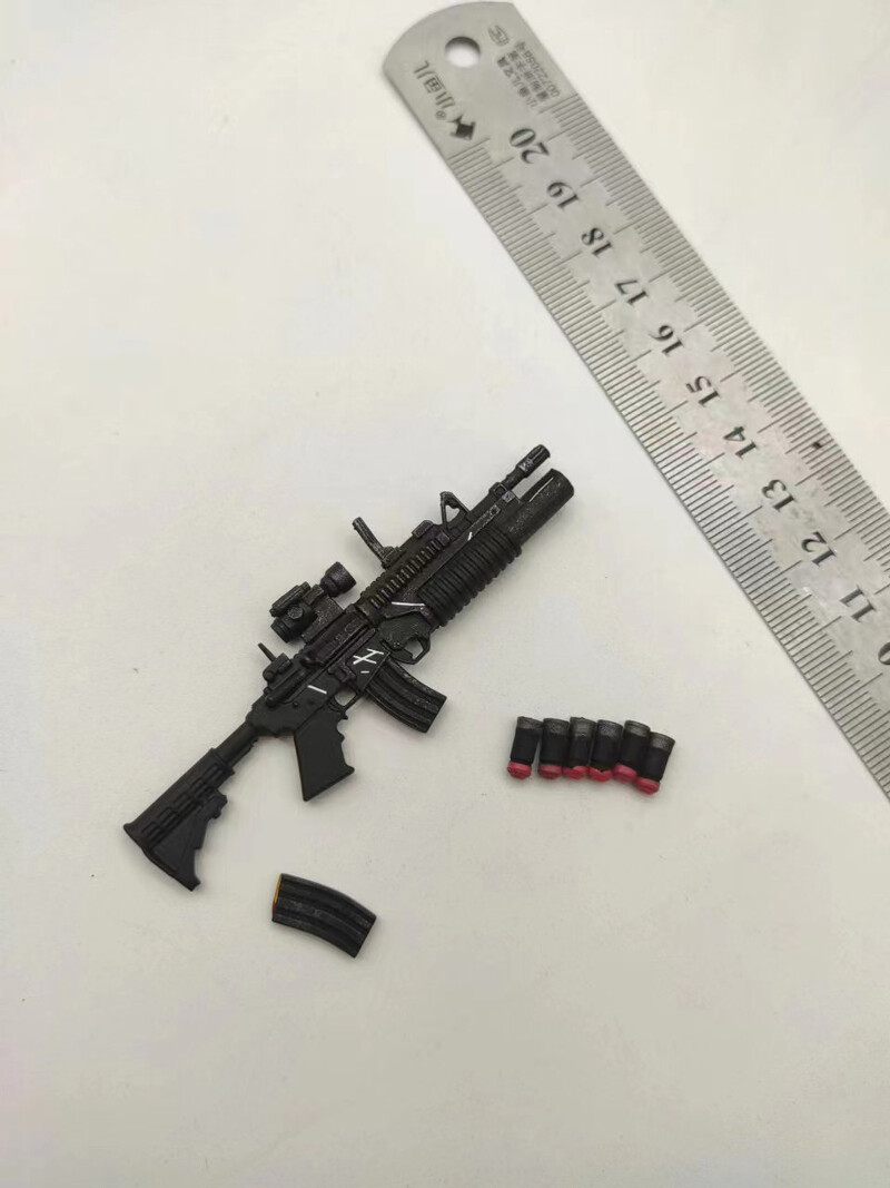 1/12 Scale Soldier M4 Submachine Gun Model for 6" Figure | eBay