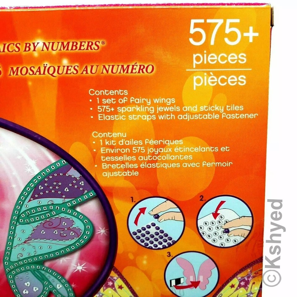 Winx Club Fairy Wings Mosaics By Numbers 575+ Pieces (2 Pack) - New ...