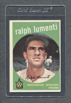 1959 Topps #316 Ralph Lumenti (Senators) (Optioned) Ex+ | eBay
