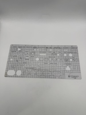 Vintage C-Thru Ruler Co. Electronics Template Drafting Tool T-805 | eBay