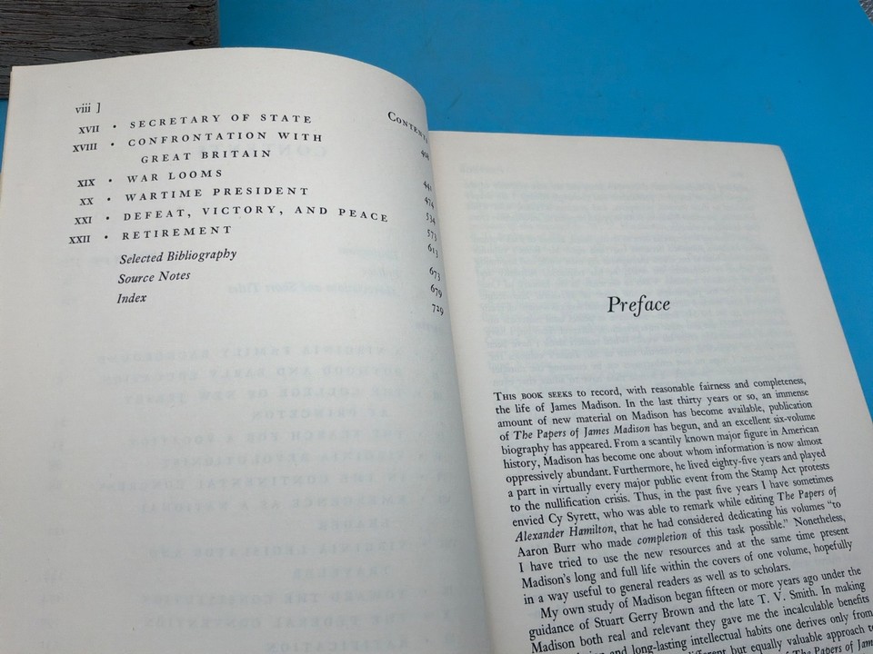 James Madison, A Biograpghy, by Ralph Ketcham 1971 First Printing | eBay