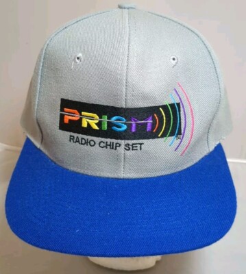 VTG PRISM Radio Chip Set Harris Semiconductor Snapback Hat Baseball Cap ...