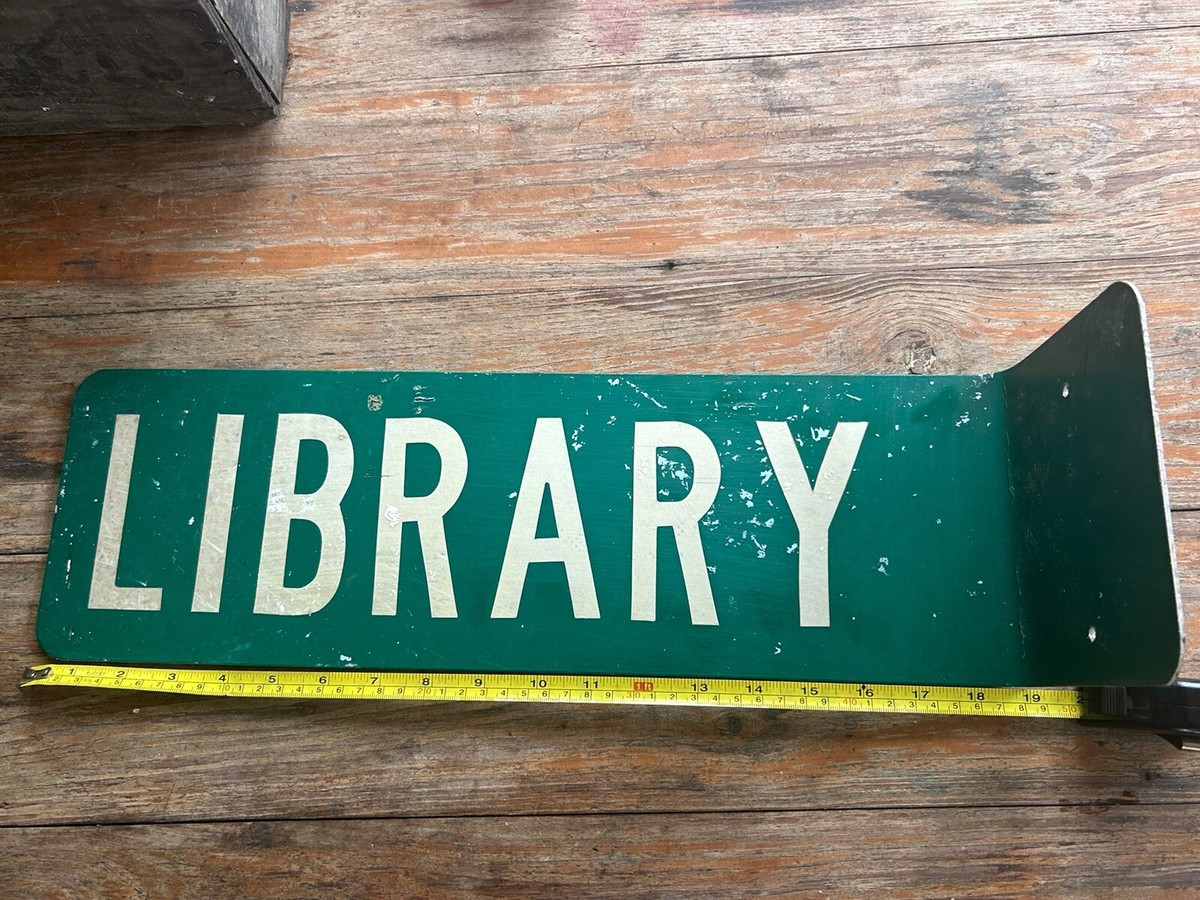 Vintage Library Signs Library Signage Sold On Temu United States