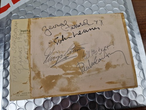 Beatles Autographs Original Full Set | eBay UK