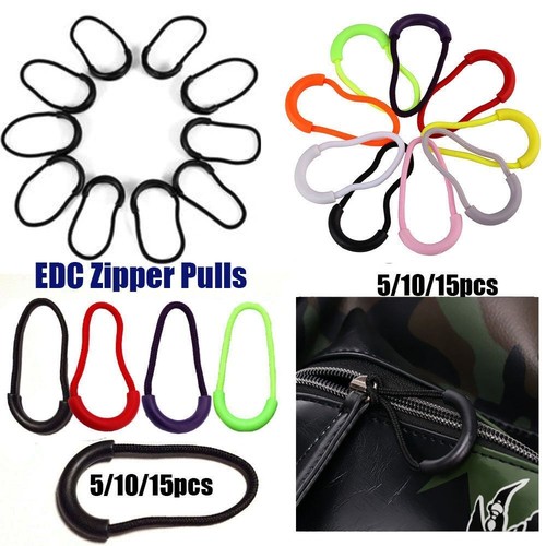 Backpack Zipper Pull Ends Lock Zips Zip Puller Replacement Cord Rope ...