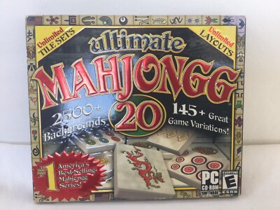 Vintage 2006 Ultimate Mahjongg 20 (PC CD) Disc In New Condition ...