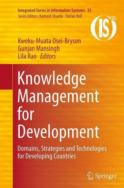 Knowledge Management For Development von Gunjan Mansingh Lila Rao Kweku ...