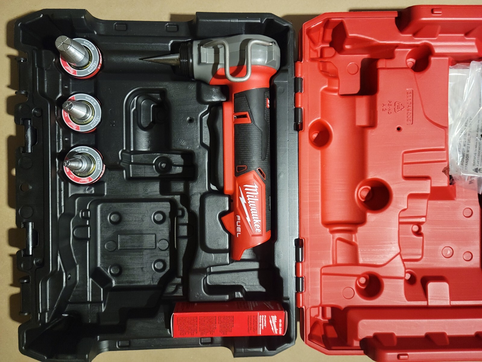 Milwaukee 2532-20 M12 FUEL ProPEX Expander w/ 1/2"-1" ProPEX Expander ...