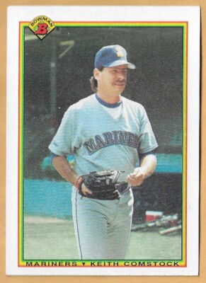 KEITH COMSTOCK SEATTLE MARINERS #467 - BOWMAN NM-MT 1990 | eBay