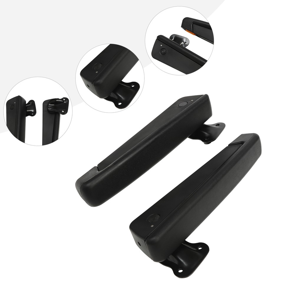 Universal Truck Seat Armrests Pair Kit Adjustable Arm Rest for Car RV ...