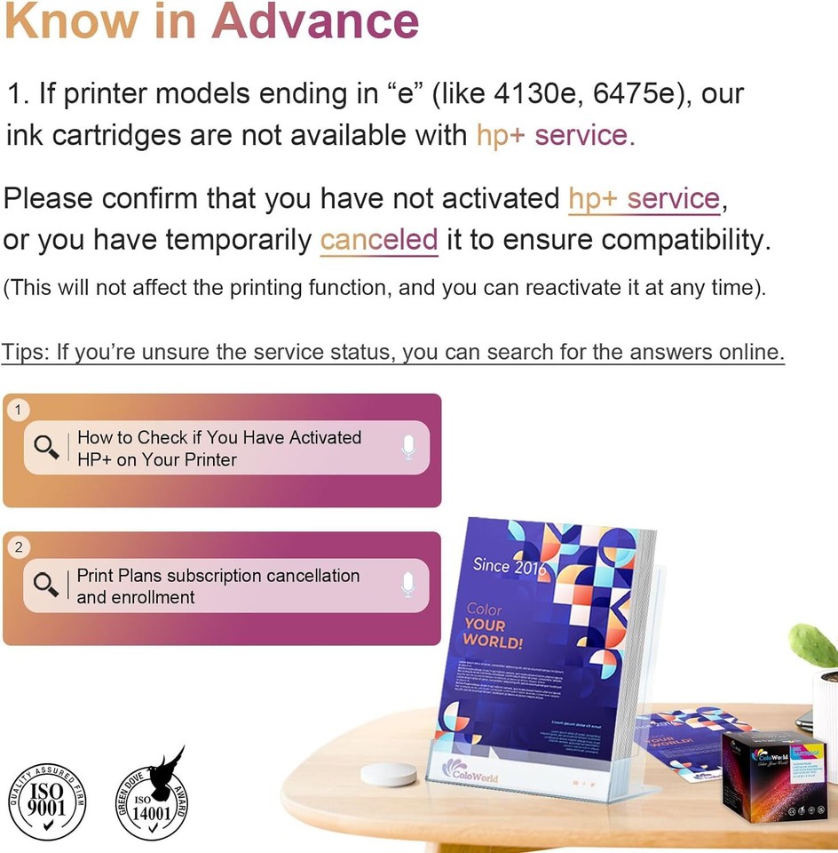 67XL XXL Black Color Ink Printer for HP Deskjet Plus 4155e 4122 4132 ...