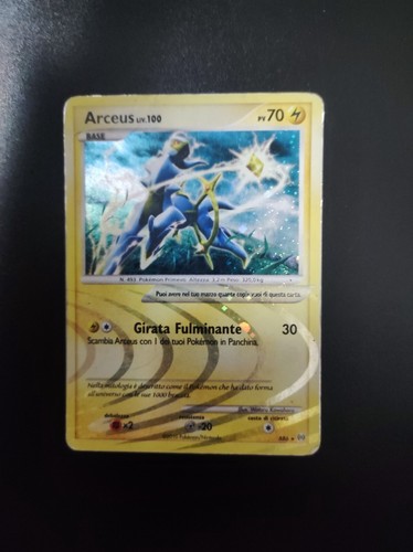 Pokémon Arceus Niveau 100 AR6 Ensemble Arceus Rare Holo ITA Cartes ...