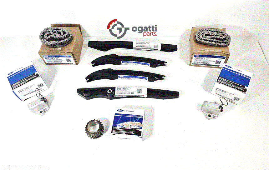 TIMING CHAIN KIT 5.0L NEW FORD OEM SET-9-2 F-150 5.0L V8 32V 2015-2017 ...
