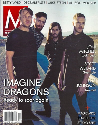 MUSIC & MUSICIANS Magazine Feb. 2015 Imagine Dragons Joni Mitchell ...