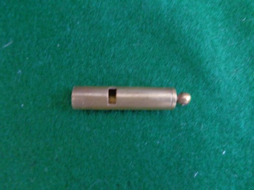 Vintage Brass Round Whistle | eBay