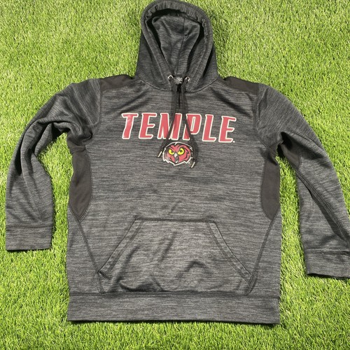 Temple Owls Hoodie Mens Small Black Sweatshirt Ncaa | eBay