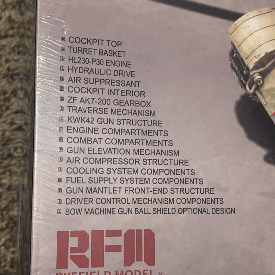 RYEFIELD MODEL RFM RM-5019 1/35 Panther Ausf.G w/Full Interior Sealed ...