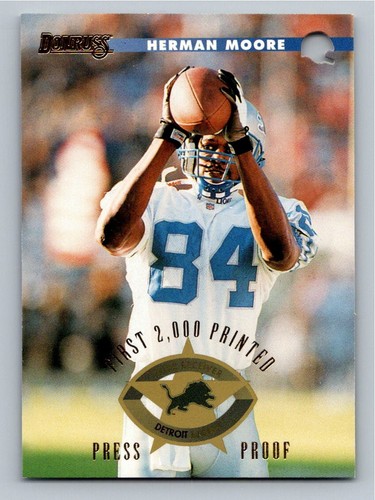 1996 Donruss Press Proofs Herman Moore 75 | eBay