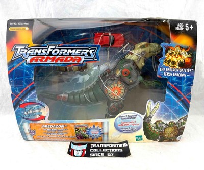 Transformers Armada Voyager Class Predacon with Side Burn Skid-Z Mini ...