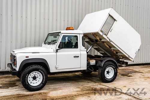 Land Rover Defender Hi Sided Tipper Tree Surgeon | eBay UK