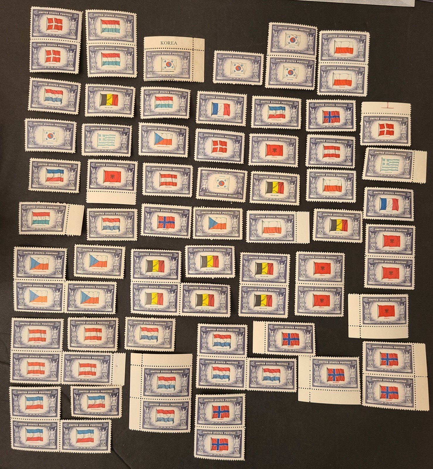 U.S overrun countries series, 1943-44, MNH OG, lot # 06656 | eBay