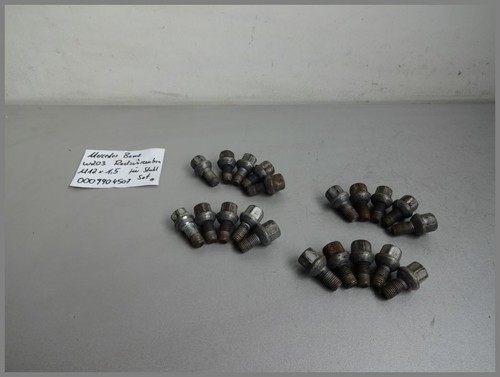 Mercedes Benz MB W203 M12x1,5x21mm 20 Stk. Radschrauben Rad Stahl ...