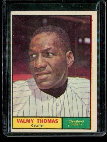 Vintage 1961 TOPPS Baseball Trading Card #319 VALMY THOMAS Cleveland ...