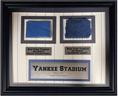 Yankee Stadium Authentic Ceiling Panel and Carpet Piece 11x14 Deluxe ...