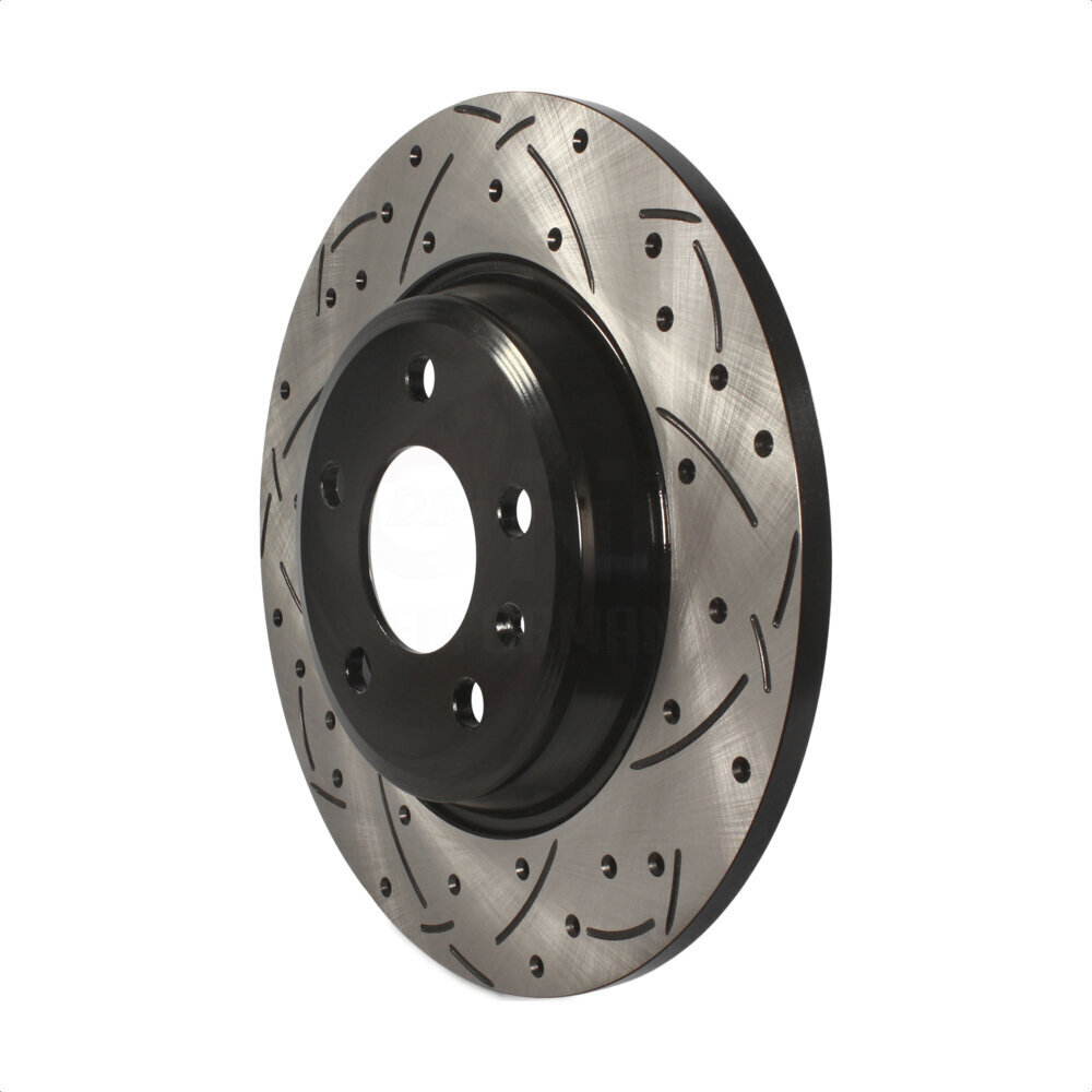 Rear Coated Drilled Slot Disc Brake Rotor Ceramic Pad Kit For Audi A7 ...