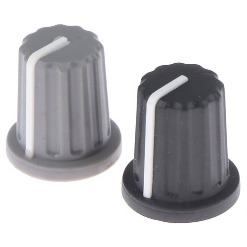 5pcs Rubber Half Shaft Knob Potentiometer Encoder Knob 270 Degree D ...