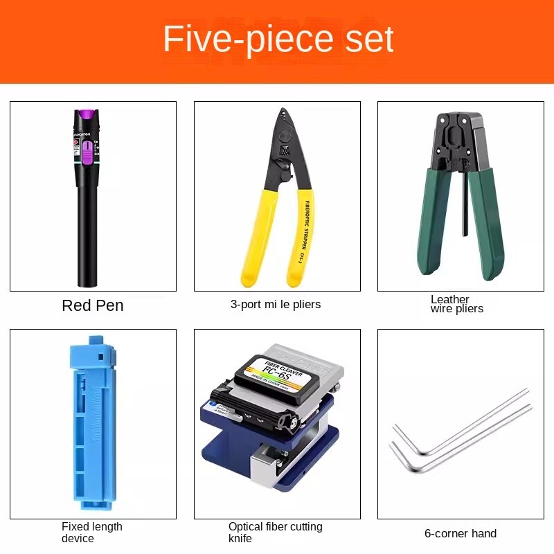 Fibre Optic Cold Splicing Tool Set Fusion Splicer Tool Kit Fibre Optic ...