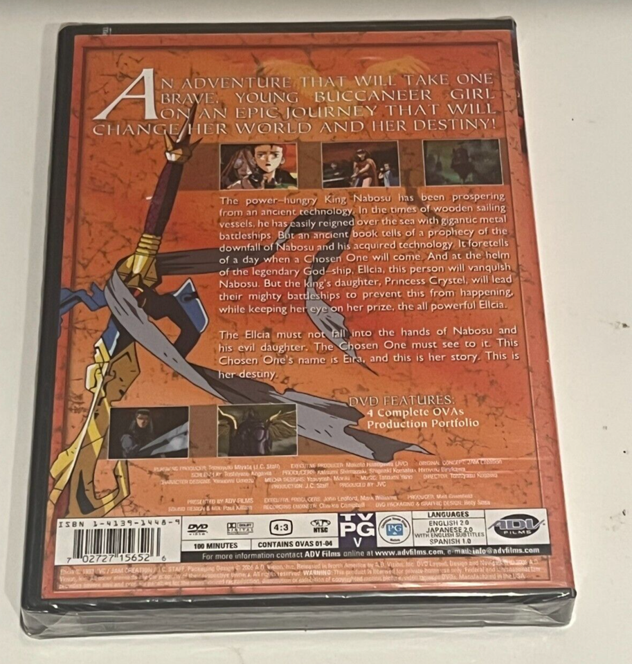 Ellcia Vol 1 New OVA 1-4 Anime Series ADV Films 2006 Dvd | eBay