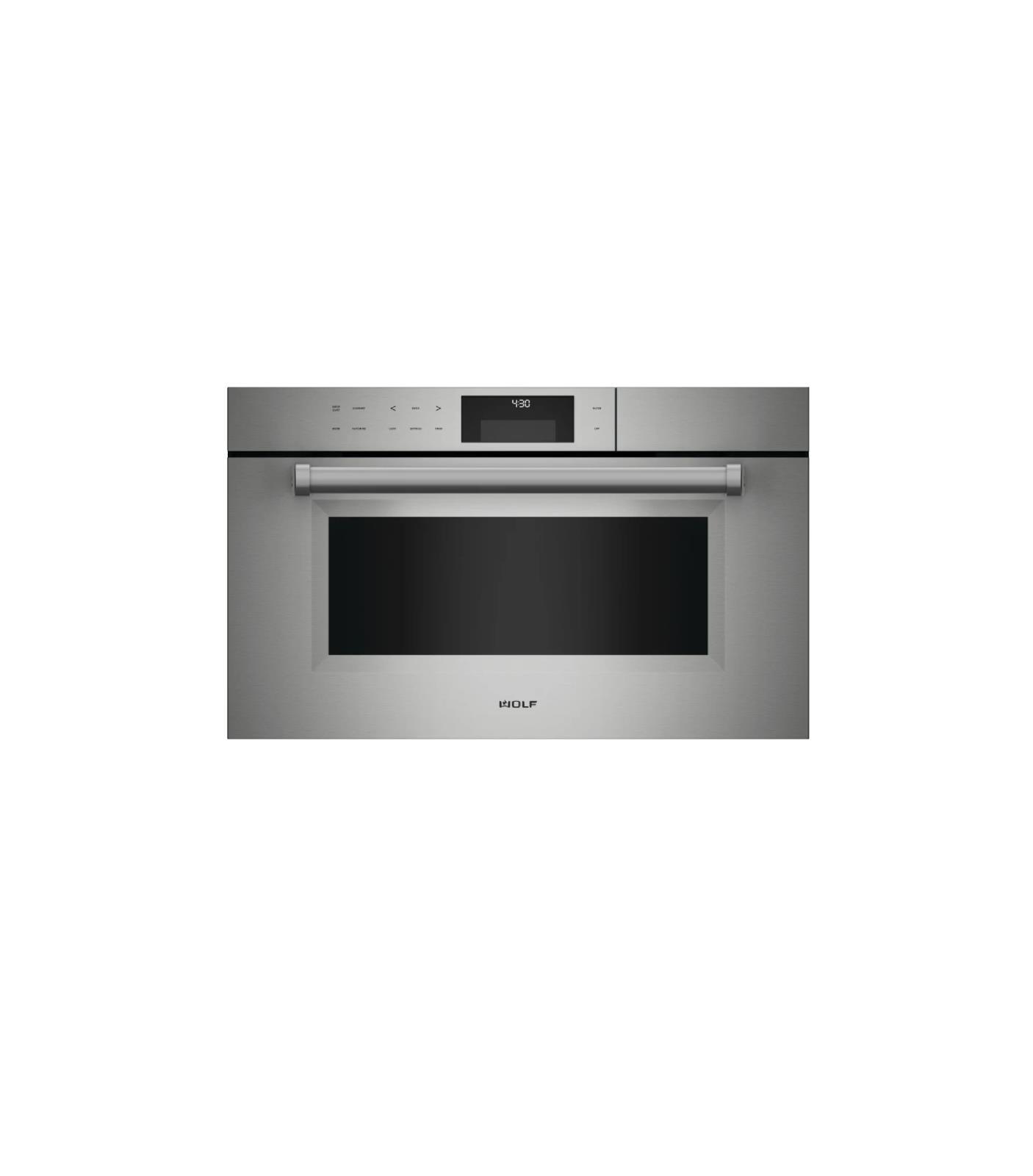 NIB Wolf CSO30PMSPH 30" 1.8 cu.ft. Non Plummed Stainless Pro Handle ...
