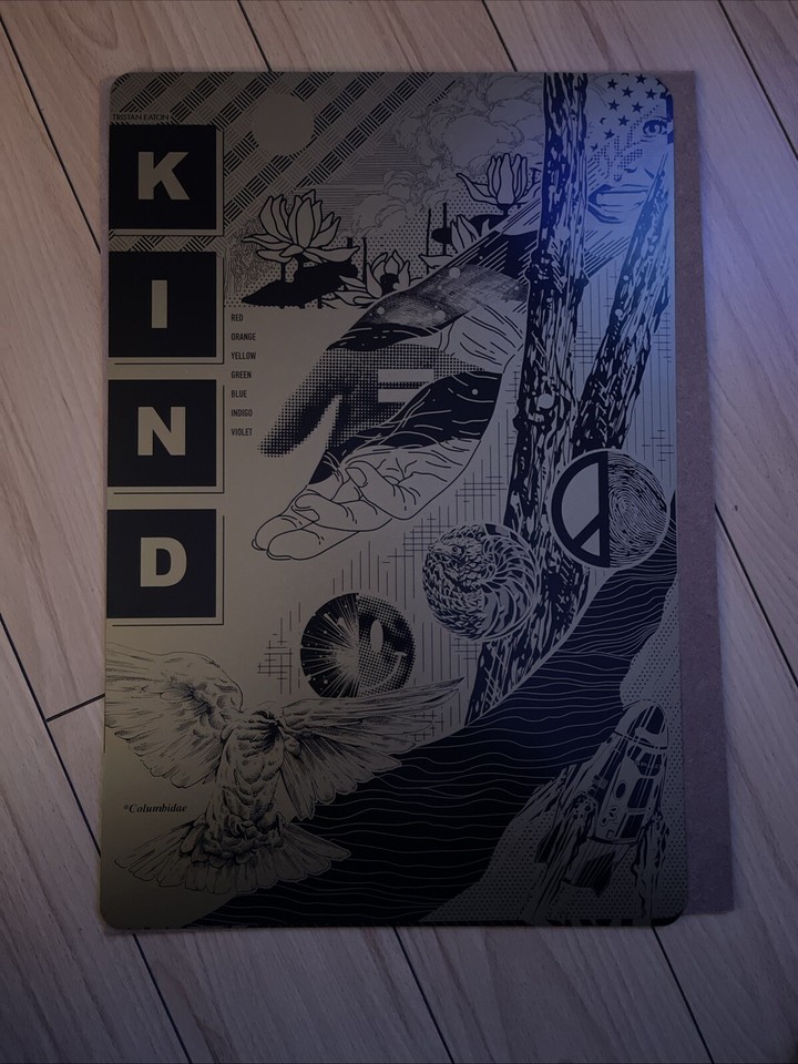 Tristan Eaton SPACE X Human Kind Gold-Foil Screenprint Poster Art Print ...