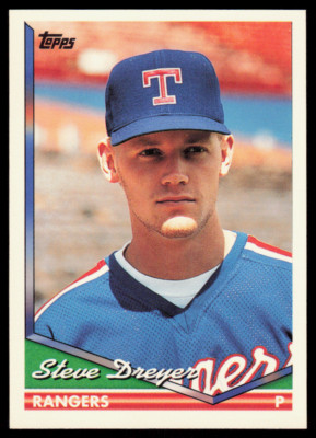 1994 Topps 193 Steve Dreyer Texas Rangers | eBay