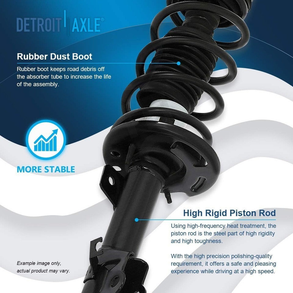 Front Struts w/ Coil Spring Assembly Sway Bars for 2011 2012 2013 Ford ...