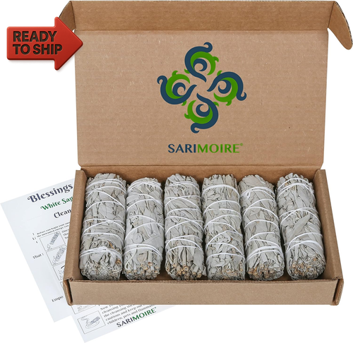 White Sage Smudge Sticks - 6-4" Sage Bundles - Perfect Sage Stick ...