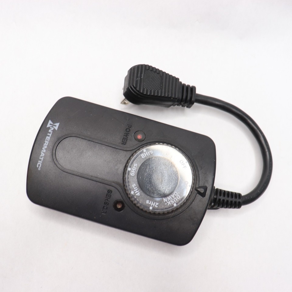 Intermatic Outdoor Timer With Photocell Light Sensor 24 Hour ...