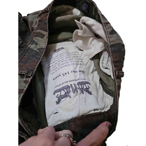 Levi's Mens Red Tab Camouflage Belted Cargo Shorts Multiple Pockets ...