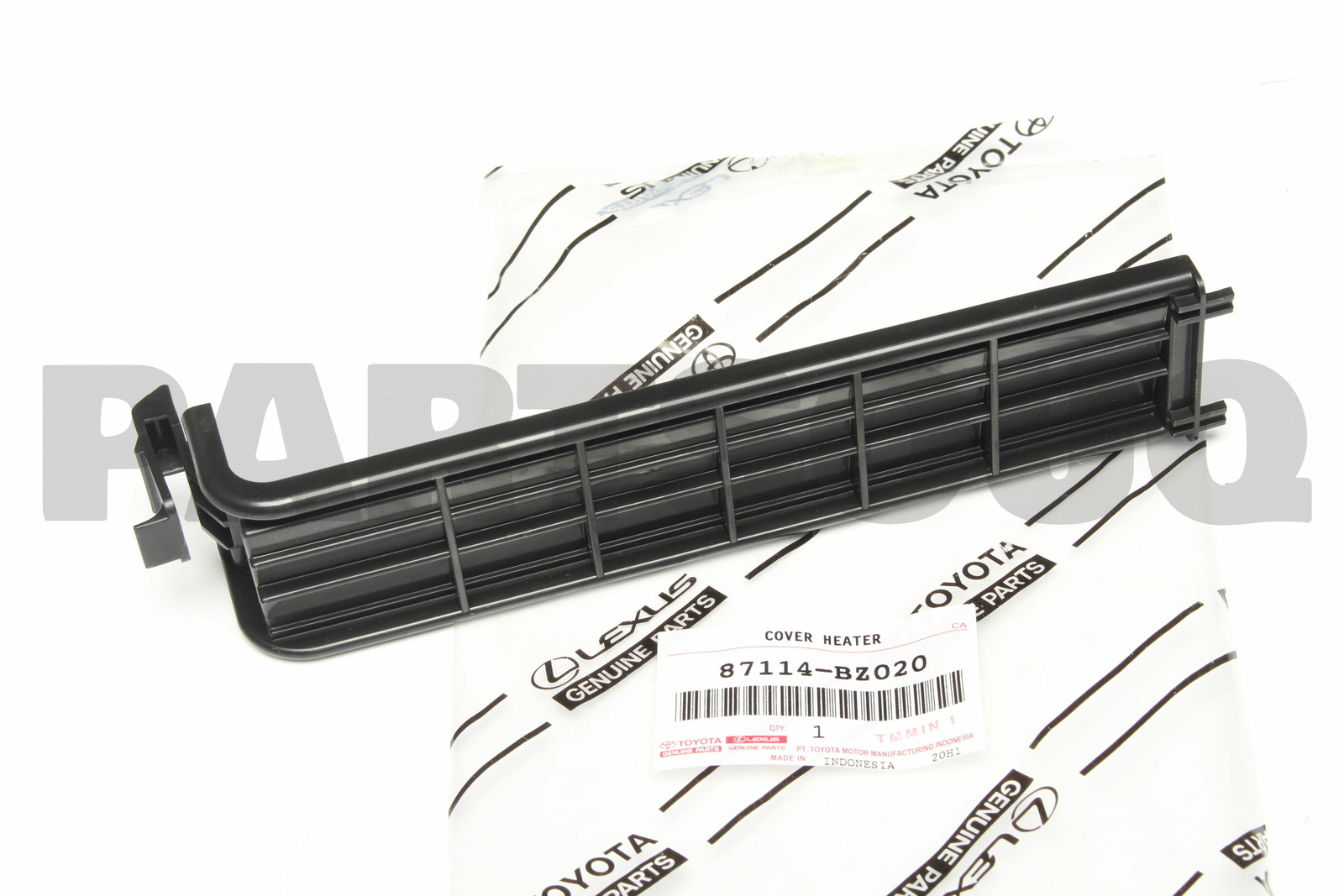 87114-BZ020 Toyota Cover heater 87114BZ020 Genuine OEM Part for sale ...